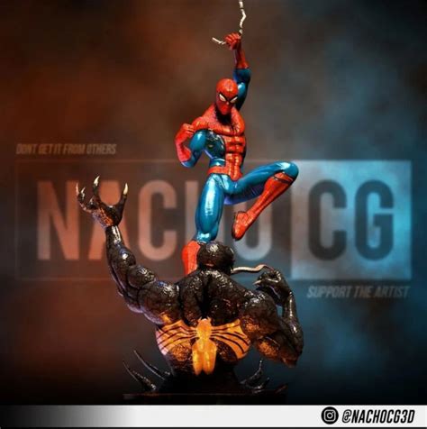 Spiderman Vs Venom 3d Print Model Free High Quality Models For Your