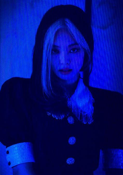 Jennie Blue 💙 Webcore Blue Aesthetic Dark Cyber Aesthetic Dark