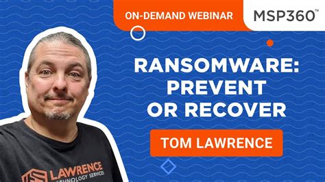 WEBINAR Ransomware Detect Respond Recover YouTube