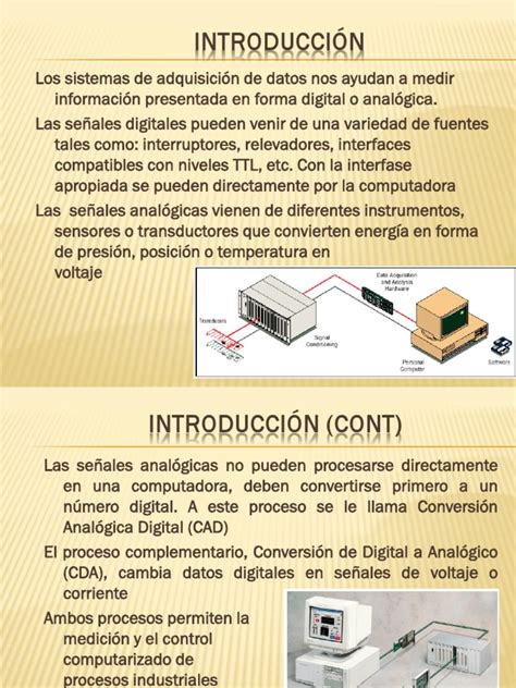 Sistemas De Adquisición De Datos Primer Parcial Pdf