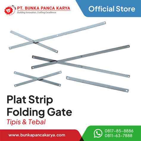 Jual Plat Strip Folding Gate Pdk Pdk Tps Jakarta Timur Pt Bunka