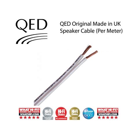 QED Original Speaker Cable Made in UK(Per Meter) – CMY