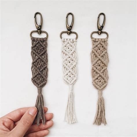 Diy Beaded Macrame Keychains Fiskars Unboxing Artofit