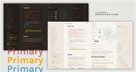 Primary Theme Share And Showcase Obsidian Forum