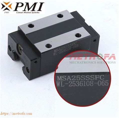 Con trượt MSA S MSA LS PMI Thiết bị cơ khí chế tạo máy