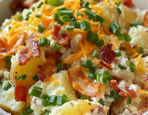 Loaded Baked Potato Salad Findatorr