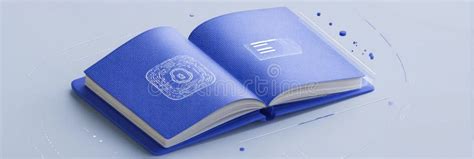 Digital Identity Passport With Secured Badge Overlay Displayed On A