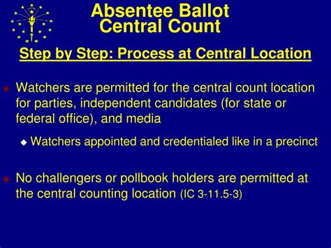 Ppt Absentee Ballot Central Count Powerpoint Presentation Free
