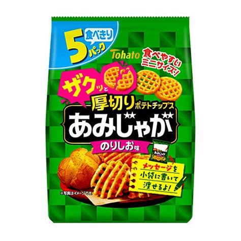 東瀛go短效特價 5袋入tohato 東鳩 厚切網狀洋芋片 鹽味海苔風味 厚切洋芋片 日本餅乾 Yahoo奇摩拍賣