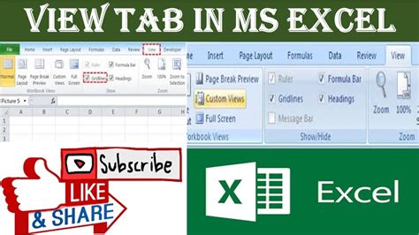 Ms Excel View Tab In Hindi View Tab In Excel In Hindi Macros In Excel Ms Excel Tutorial