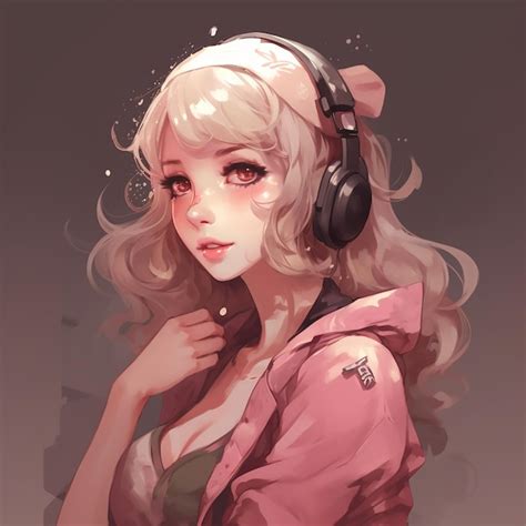 Premium Ai Image Anime Girl Vector