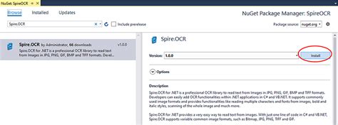 How To Use Spire OCR For NET In NET Core Applications