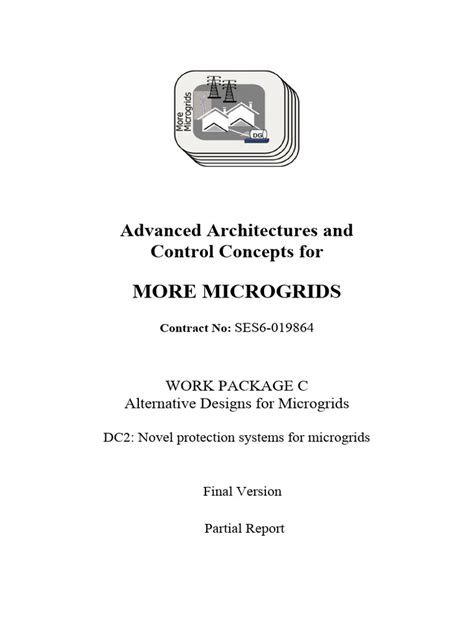 Advanced Architectures And Control Concepts For More Microgrids Earting