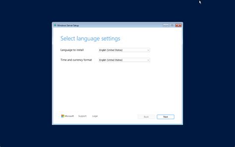 windows server 2025 install server world