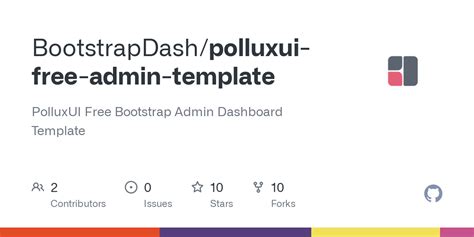 Github Bootstrapdash Polluxui Free Admin Template Polluxui Free