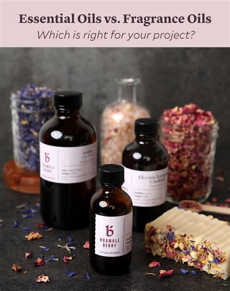 Essential Oils Vs Fragrance Oils Brambleberry