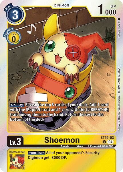 Shoemon Starter Deck Fable Waltz Digimon Card Game Tcgplayer Com