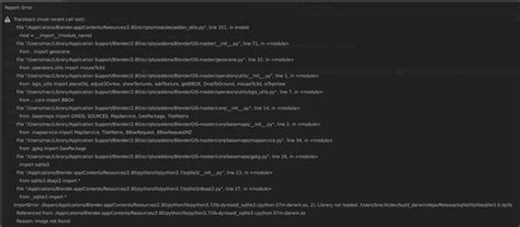 enable error · issue 255 · domlysz blendergis · github