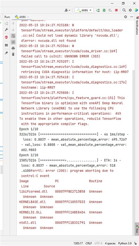Pycharm Does Not React After Stopping Python Script Stack Overflow