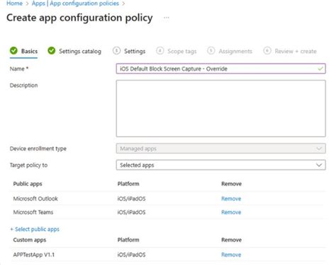 Intune Block Screen Capture For Iosipados Mam Apps Neeraj Kumar