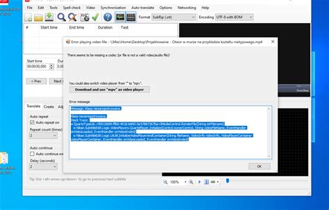 Subtitle Edit Wont Open My Video · Issue 4831 · Subtitleedit