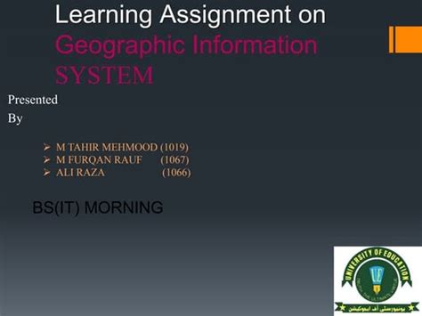 Gis Geographic Information System Ppt