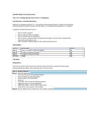 Cis C W Lab Instructions Docx Cis C Week Lab Instructions Lab