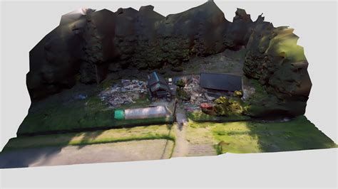 Grandfathers House Collapsed By Earthquake 3d Model By Yukihyogo