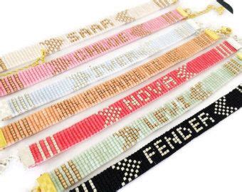 Items Similar To Bead Loom Friendship Bracelet Seed Beads Nautical Flag