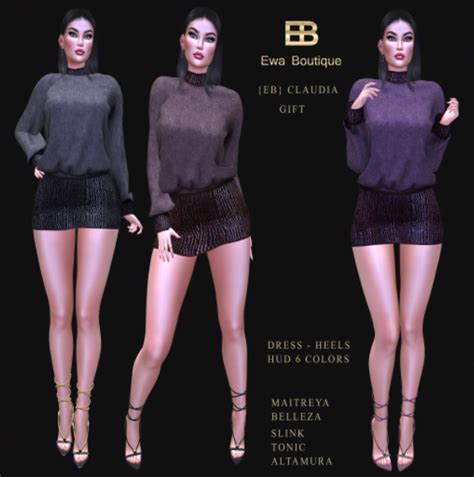 New Fabulously Free In SL Group Gifts YoUnique Couture Ewa Boutique