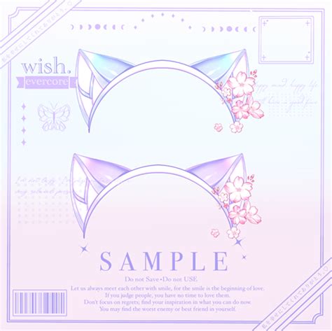 Cat Ears Headband Asset Black Quose S Ko Fi Shop