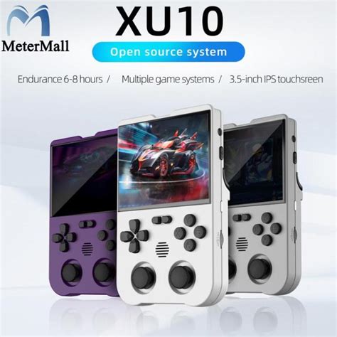 Xu10 Retro Handheld Game Console 3 5 Inch Screen 3000mah Rechargeable Battery Hand Held Video