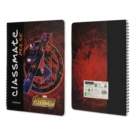 Classmate Pulse Spiral Notebook Soft Cover Spiral Notebook Single Line Pack Of 1