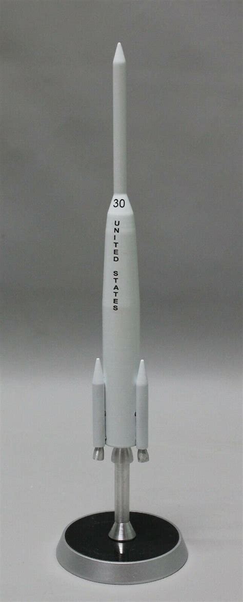 1 144 Scale Model Of Delta D Rocket Made Of Metal 9 Tall Etsy