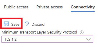 Self Serve Minimum TLS Version Enforcement Azure Cosmos DB Microsoft Learn