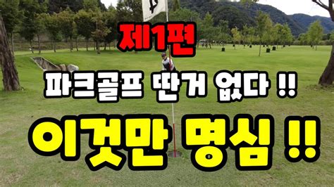 제1탄 파크골프 잘치는 핵심요령 이것만 알면 여러분도 고수 Youtube