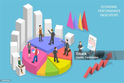 Illustration Conceptuelle De Vecteur Plat 3d Dindicateurs De