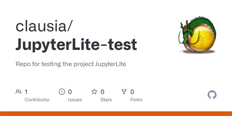 Github Clausiajupyterlite Test Repo For Testing The Project Jupyterlite
