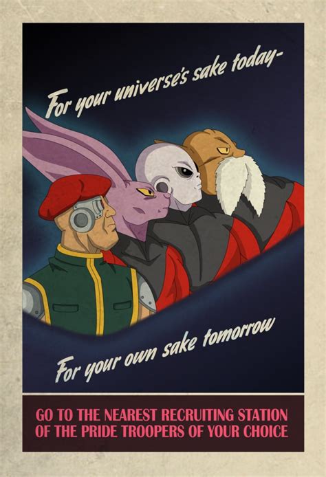 Pride Troopers Recruitment Poster By Dfjonesart Dragon Ball Know