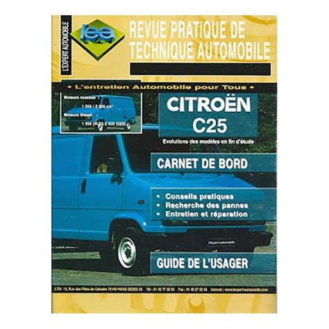 Revue Technique C 25 C 35 C 25 De Citroen