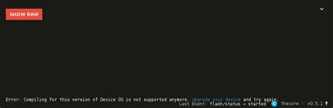 Backup Existing Firmware Firmware Particle