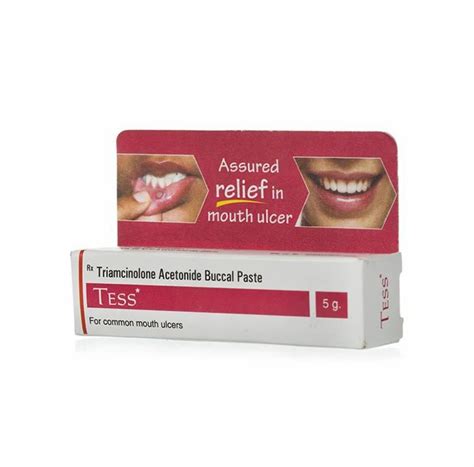 Tess Ointment Mouth Ulcer Gel Packaging Type Tube At Rs 200piece In