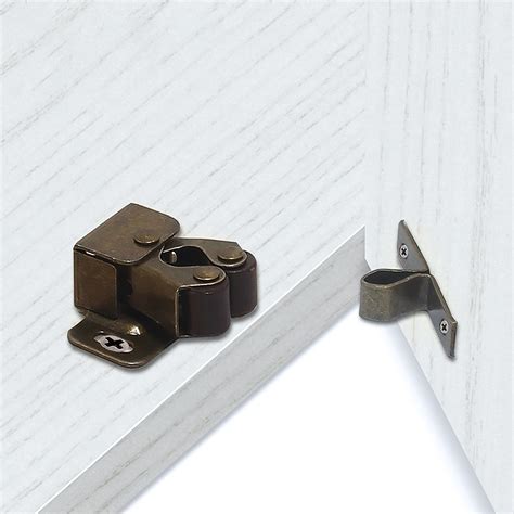 Door Catch 10 Pcs Cabinet Latch Double Roller Catch Heavy Duty Latch