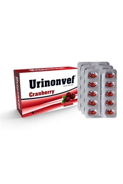 Urinonvef Cranberry Takviye Edici Gıda 30 Yumuşak Kapsül Fiyatı ...
