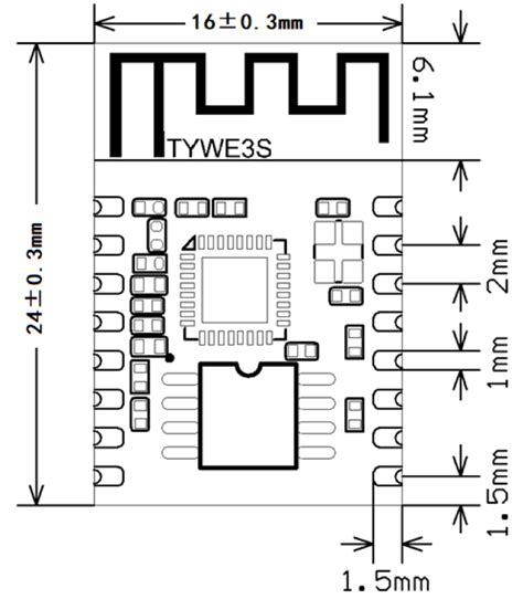 WiFi模组介绍--TYWE3S