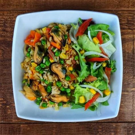Arroz Salteado Con Verduras Y Mejillones Mi Cocina Real