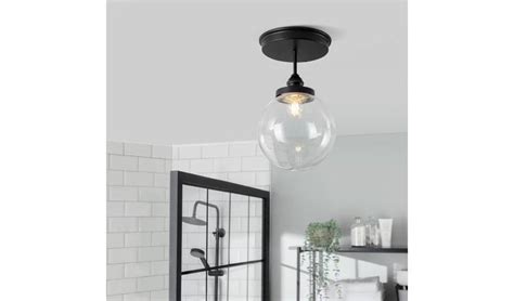 Sphere Pendant Light Small Bathroom