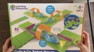 Unboxing Code Go Robot Mouse Set Edurobots