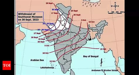 Monsoon Retreating Sporadic Rain Likely In UP Lucknow News Times