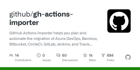 Github Githubgh Actions Importer Github Actions Importer Helps You Plan And Automate The
